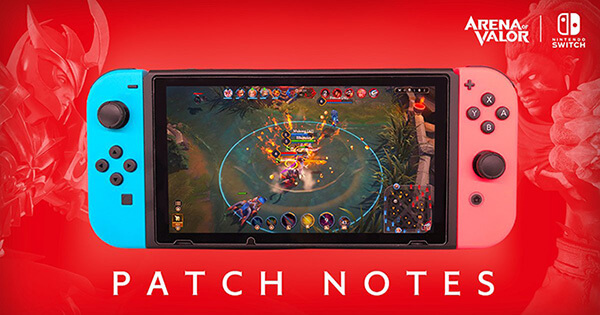 Arena of Valor Nintendo Switch November 8th Patch Notes