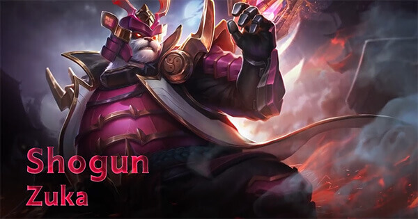 Arena of Valor Epic skin Zuka Shogun is now available