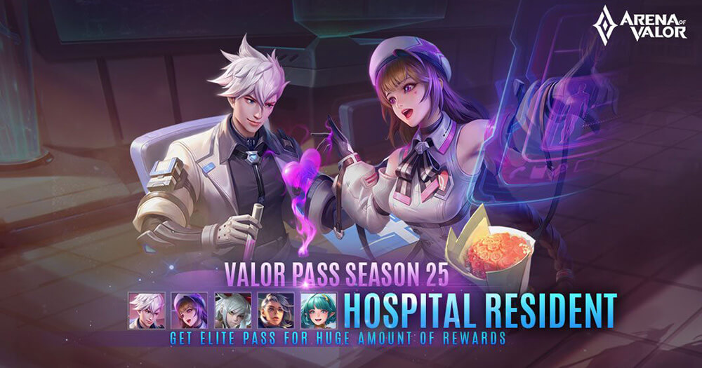 Arena of Valor Valor Pass Chapter 25 Level Rewards